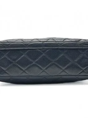 CHANEL | Bags | Chanel Chanel Caviar Skin Matelasse Turn Lock Tote Bag ...